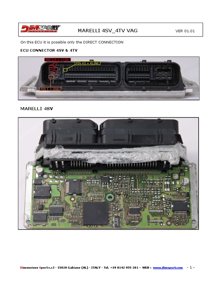 Marelli 4SV 4TV 1033 | PDF