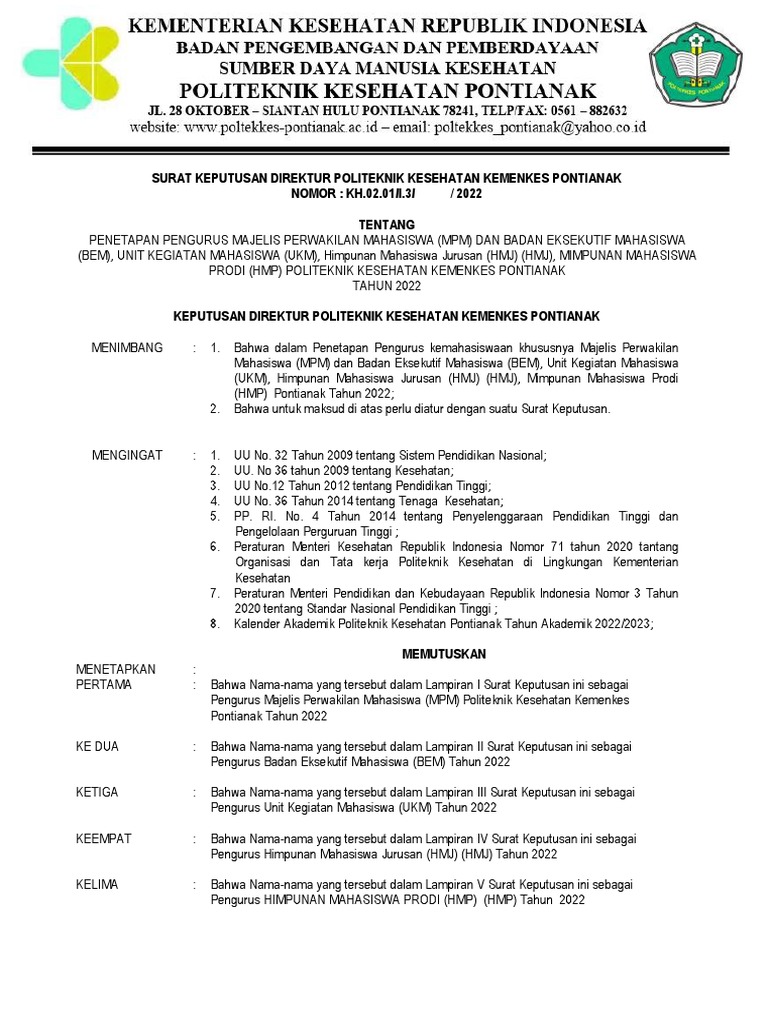 SK Ormawa 2022-2023 Fix | PDF