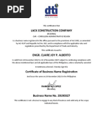 BIR Certificate (Form 2303) | PDF | Taxes | Economies
