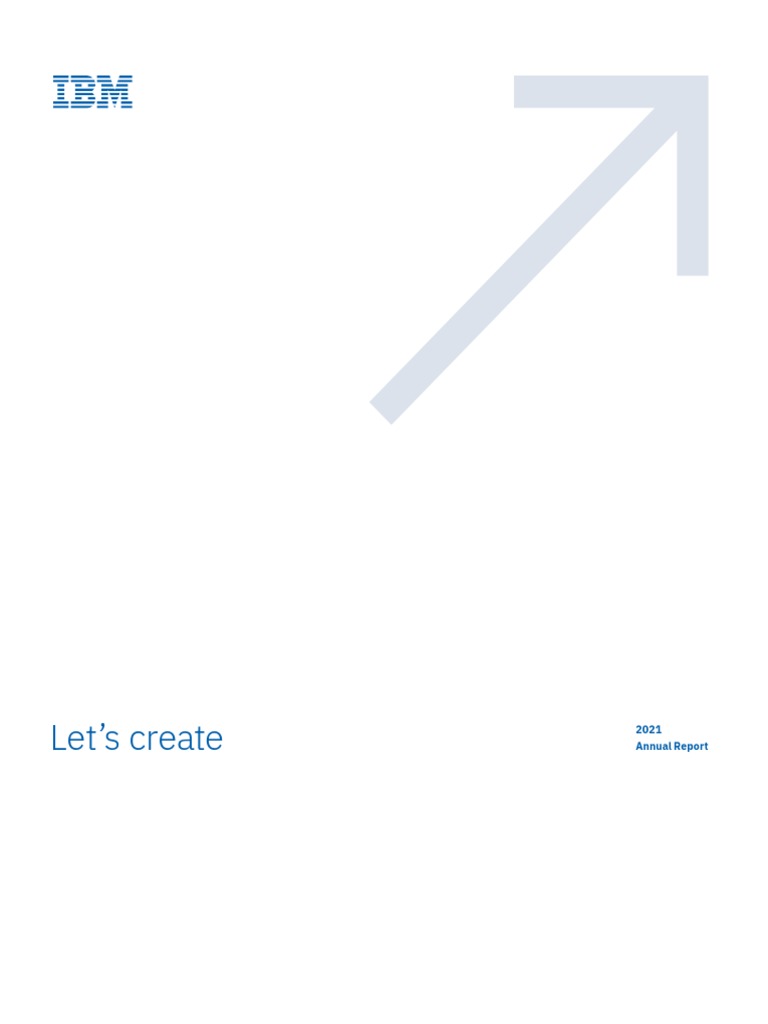 IBM Annual Report 2021 | Download Free PDF | Cloud Computing | Balance ...
