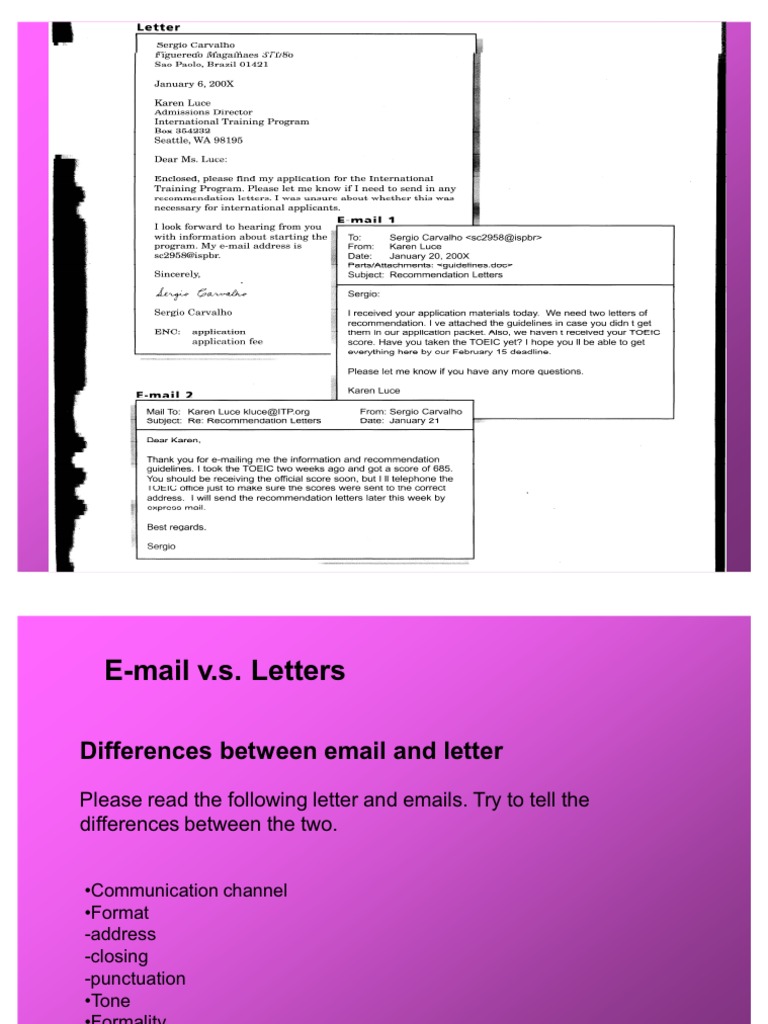 Email Writing | PDF