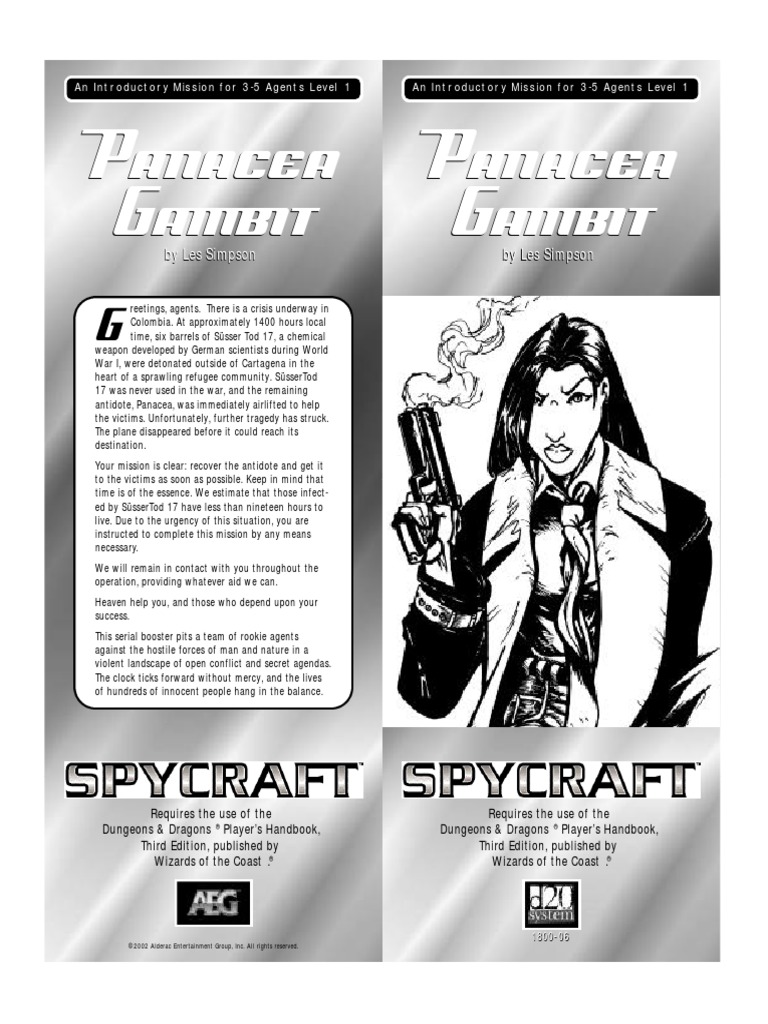 The Panacea Gambit | PDF