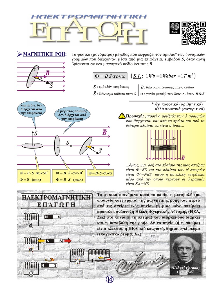 ηλεκτρομαγνητική επαγωγή σημειώσεις | PDF
