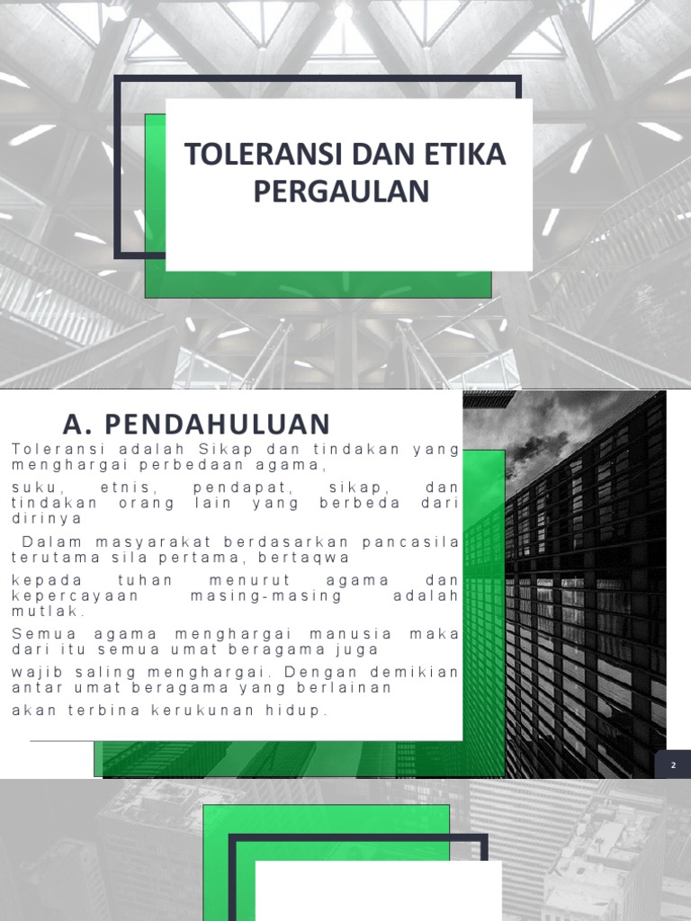 Ilmu Tafsir, Toleransi Dan Etika Pergaulan | PDF
