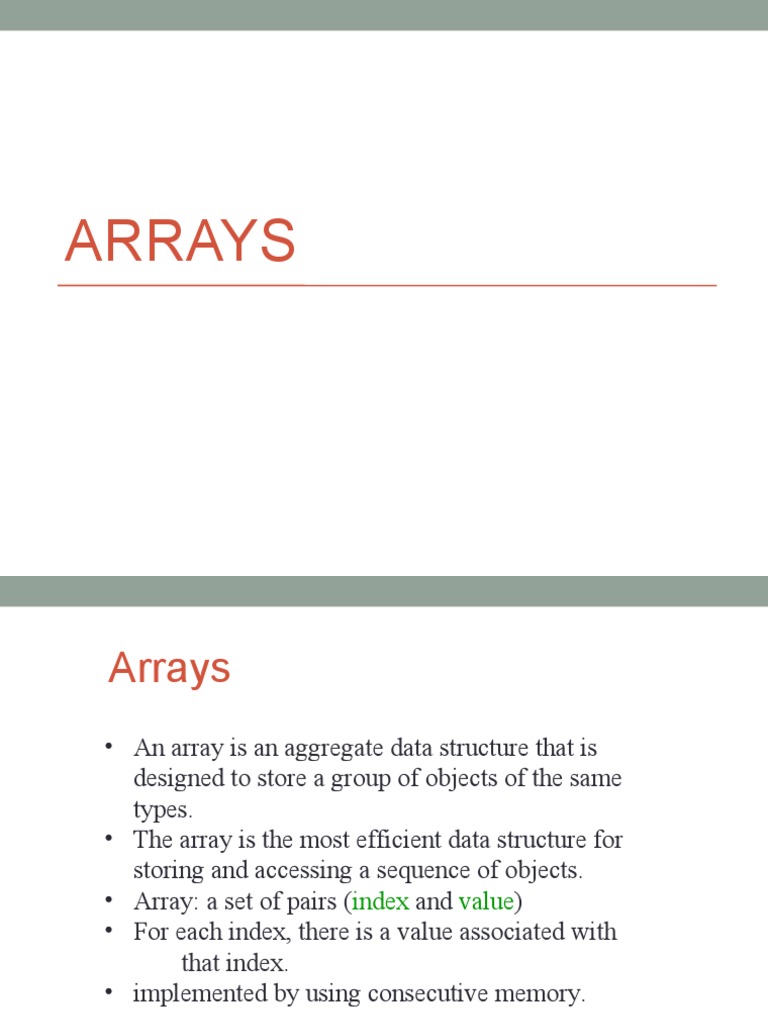Lab 1 - Arrays | Download Free PDF | Array Data Structure | Database Index