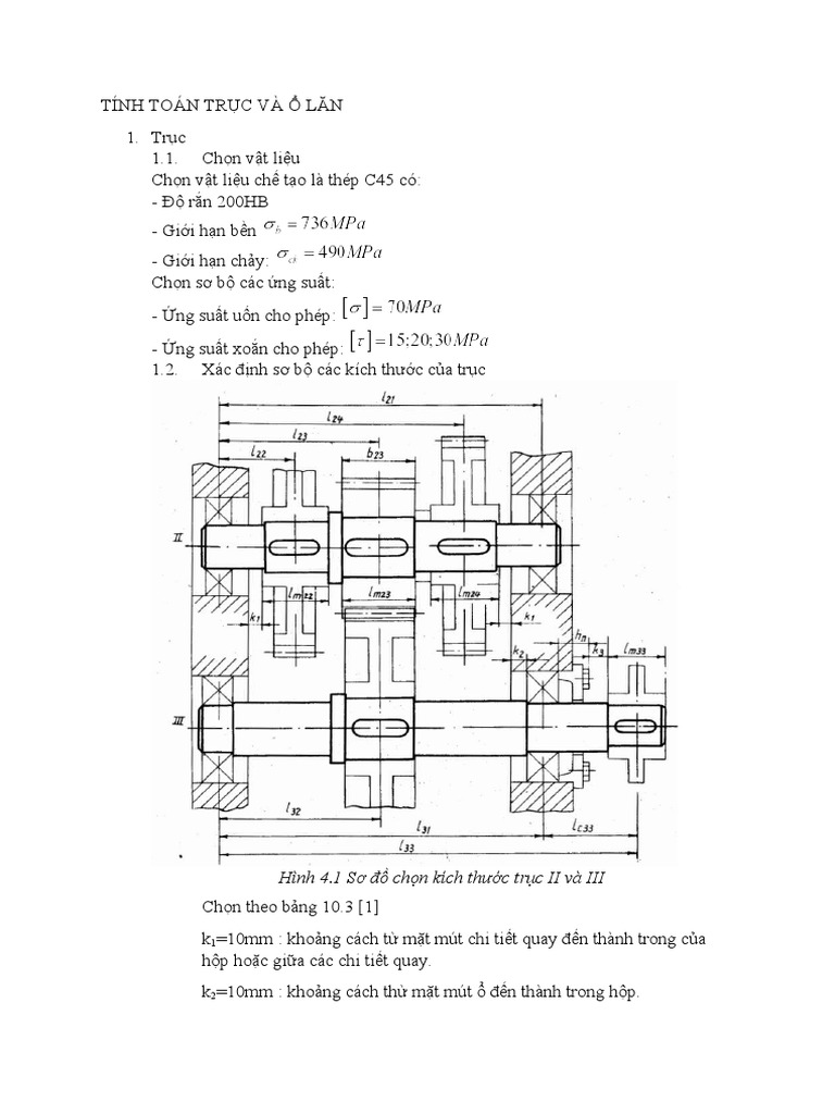 Tính Toán TR C Và Lăn | PDF