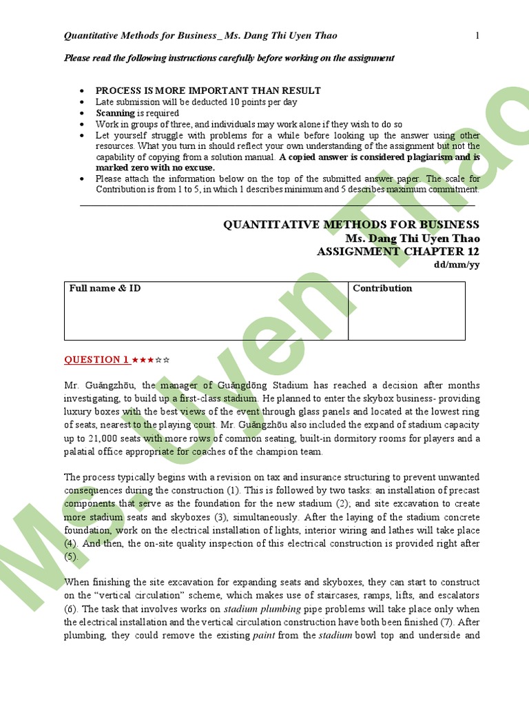 Chap 12 - Assignment - DTUT | PDF | Vinegar