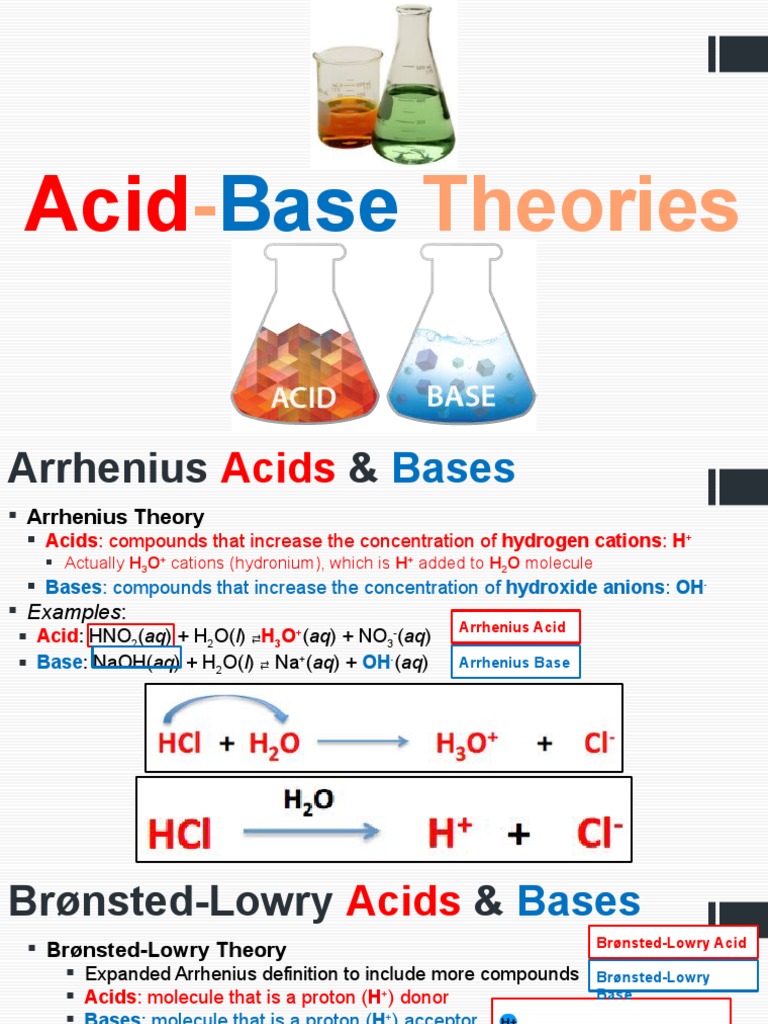 Explination-ChemCH 18 - Acid-Base Theories | Download Free PDF | Acid ...