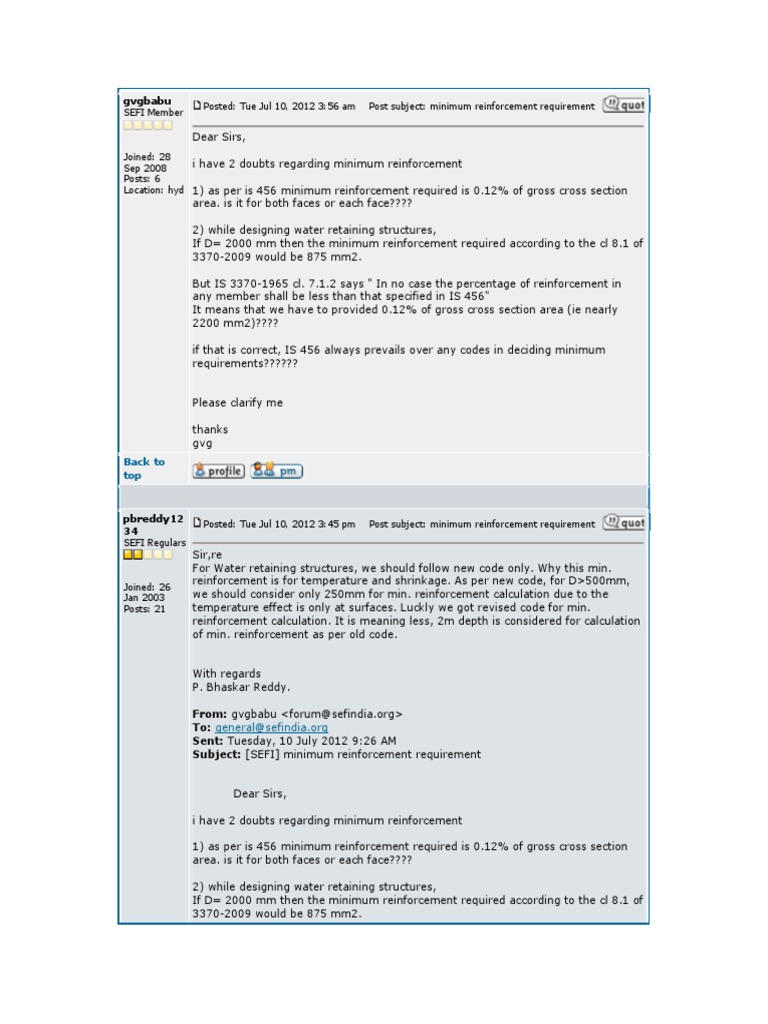 Minimum Top Reinforcement Raft | PDF | Beam (Structure) | Roof