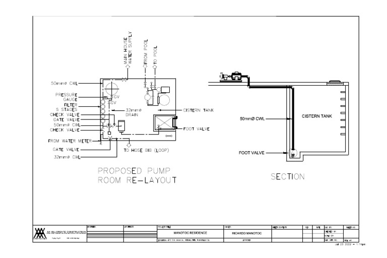 Pump Room Shop Drawing | PDF