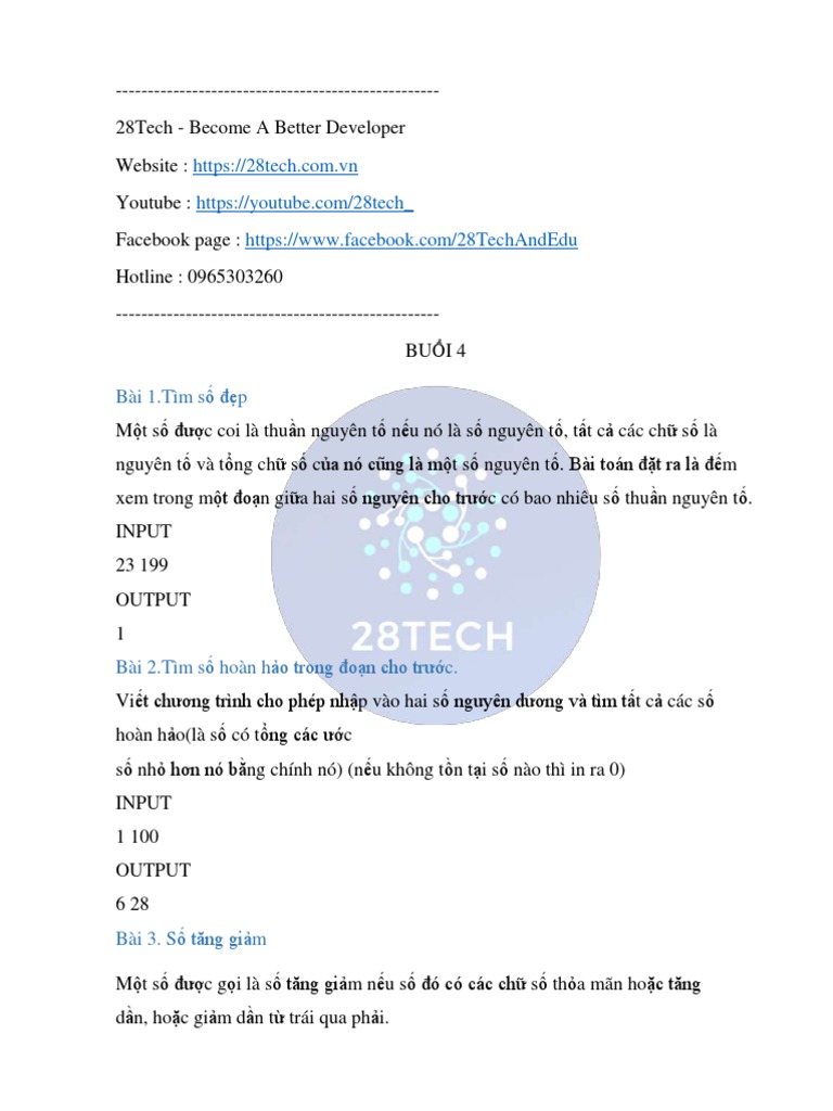 (28tech) - BUOI 4 | PDF