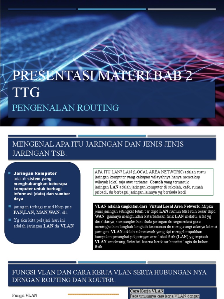 Presentasi Materi Tentang Router | PDF