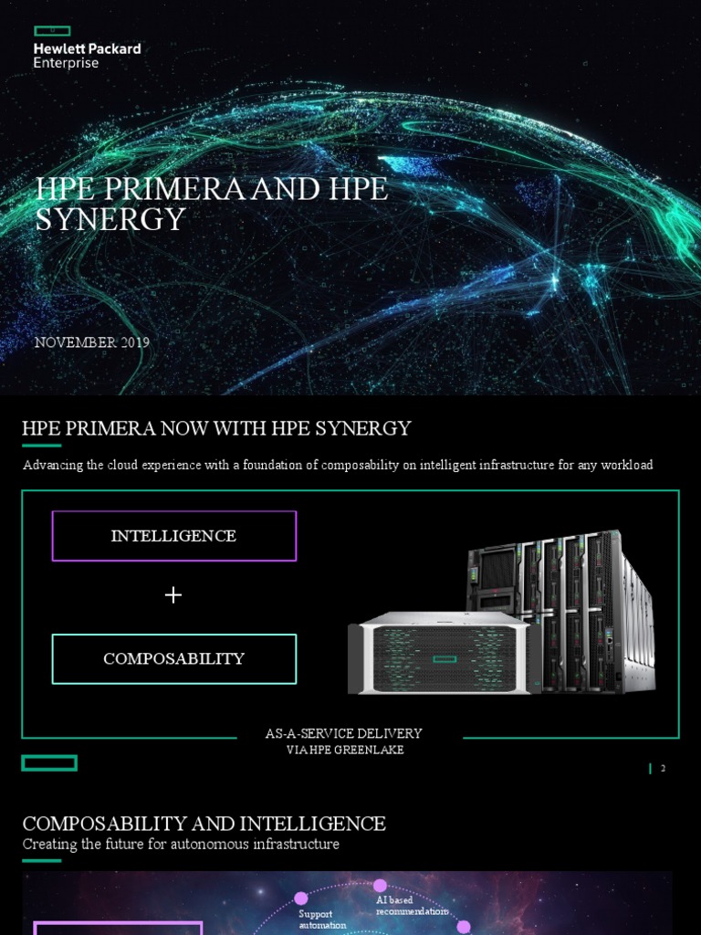 HPE Primera and HPE Synergy-A00092977enw | PDF | Cloud Computing | Information Technology Management