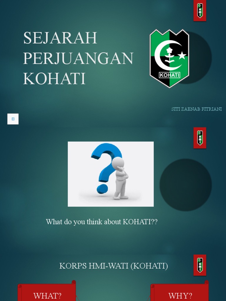 Sejarah Perjuangan Kohati-1 | PDF