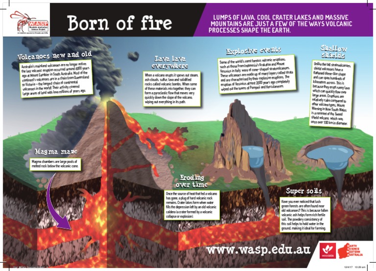 Year 6 Poster | PDF | Volcano | Types Of Volcanic Eruptions