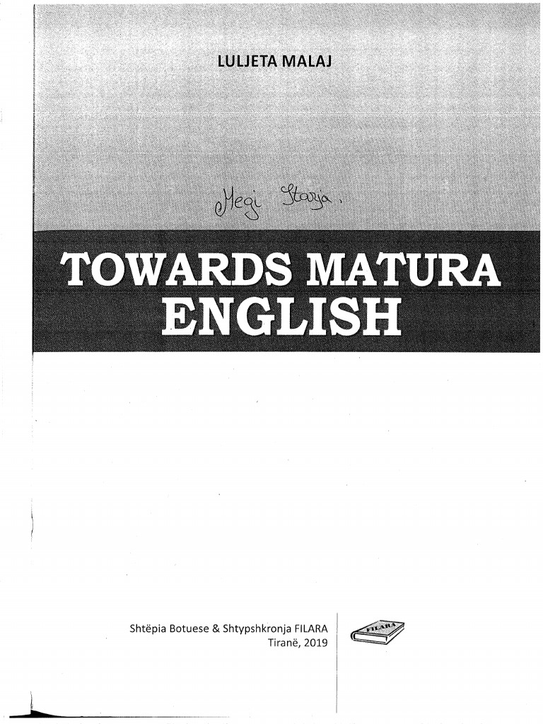 Matura English Luljeta Malaj | PDF