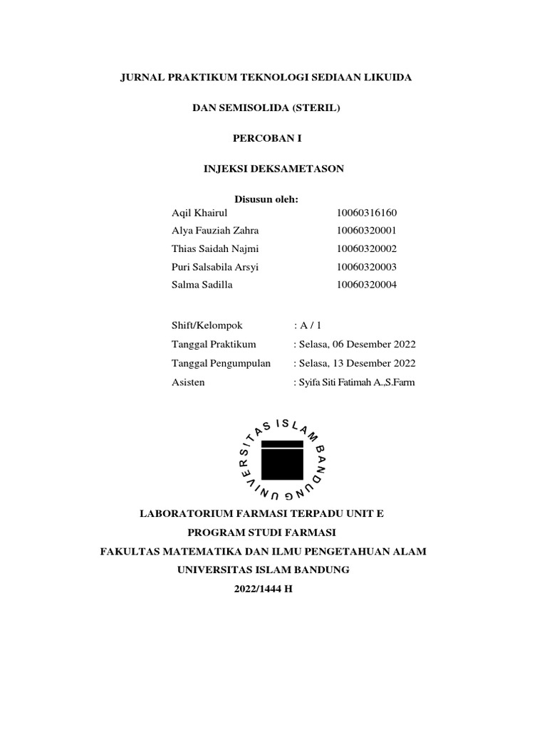 Jurnal Injeksi Deksa A1 | PDF