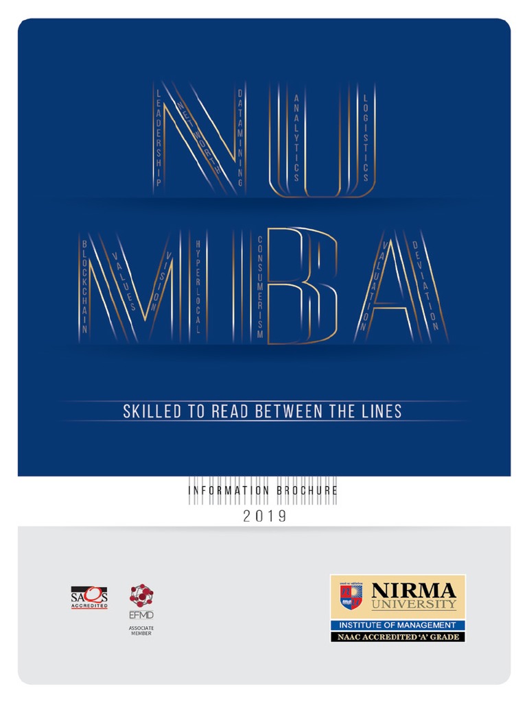 NIRMA E-Brochure 2019 | PDF | Libraries | Curriculum