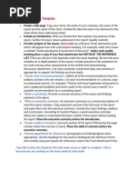 Consultancy Report Template Guide | PDF