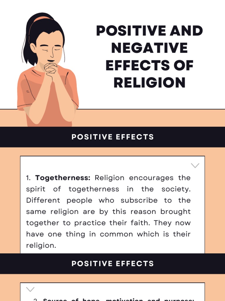 Positive and Negative Effects of Religion | PDF | Reason | God