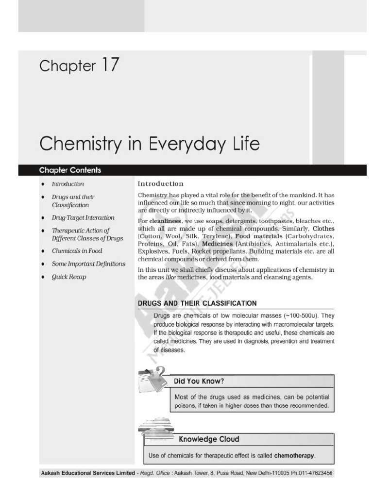 Chemistry in Everyday Life | PDF