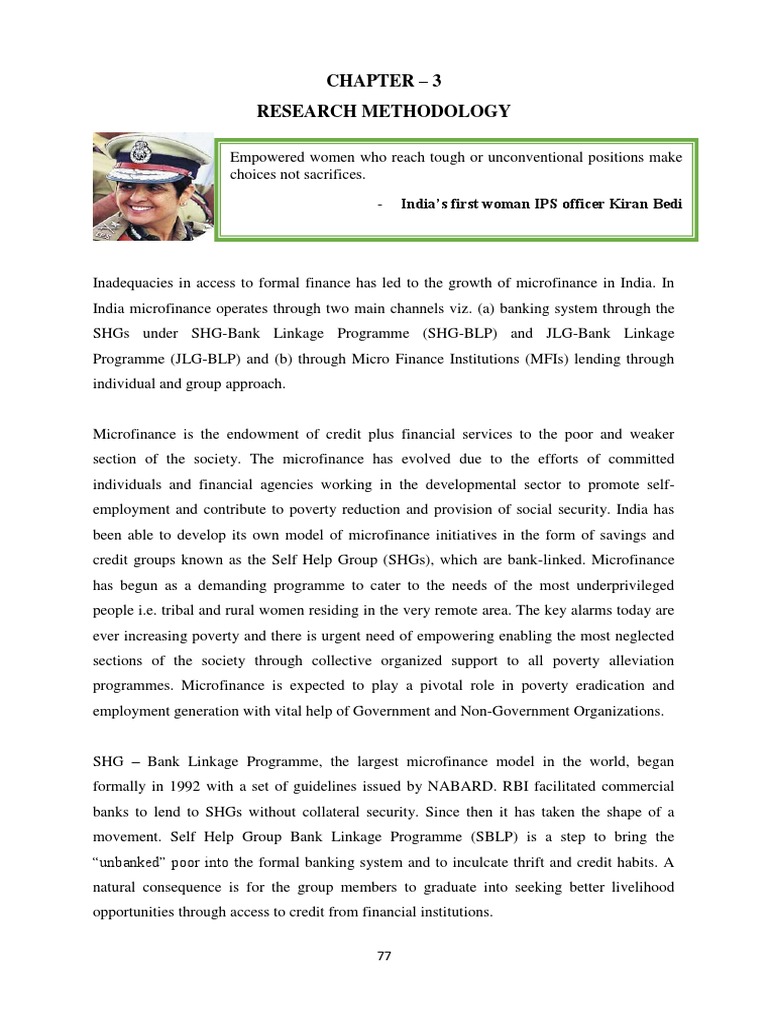 13 - Chapter 3 PDF | Download Free PDF | Microfinance | Empowerment