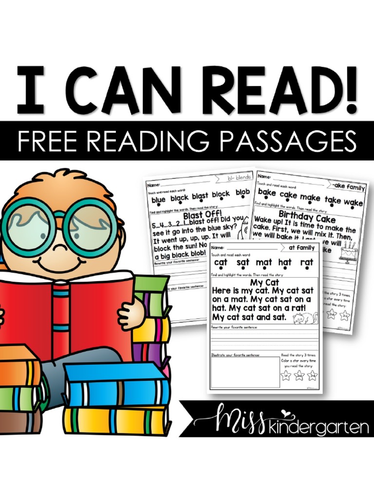Reading Fluency Passages FREEBIE | PDF