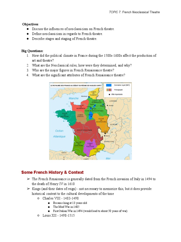 French Neoclassical Theatre Overview | PDF | History