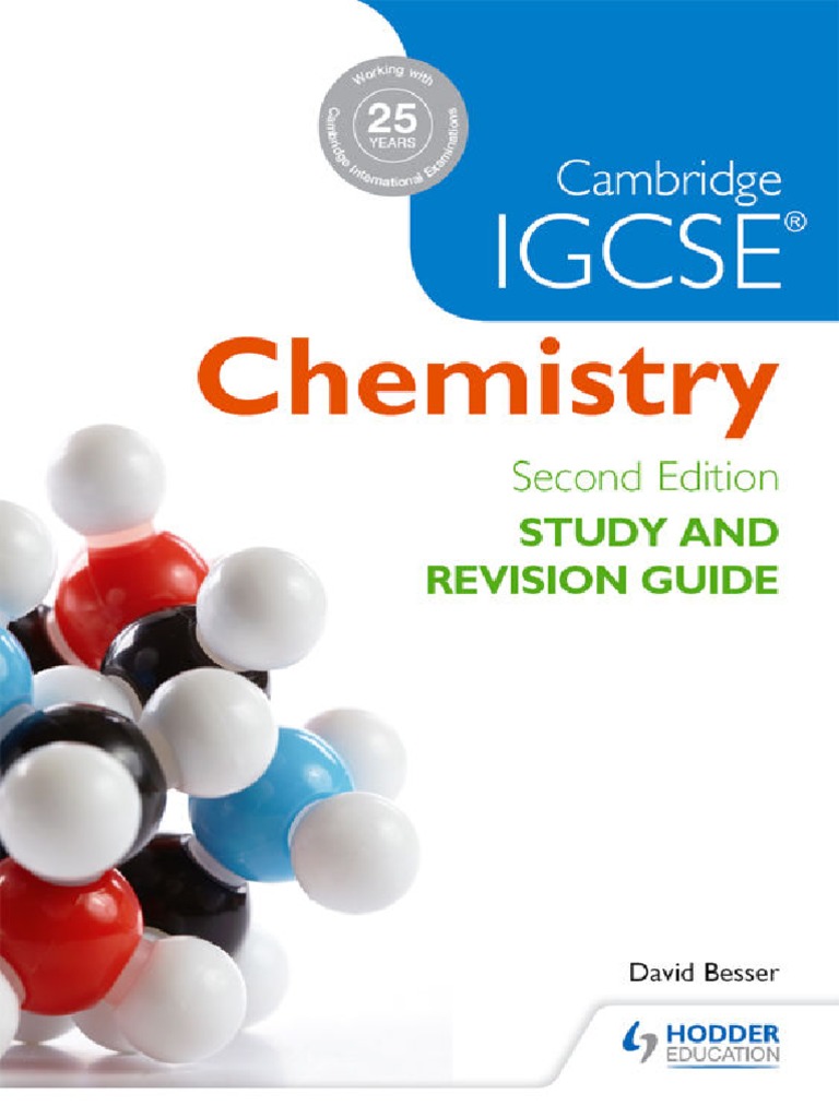Cambridge IGCSE Chemistry Study and Revision Guide (Besser, David ...