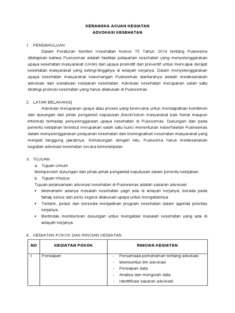 Draft Dokumen Mami Kevin | PDF