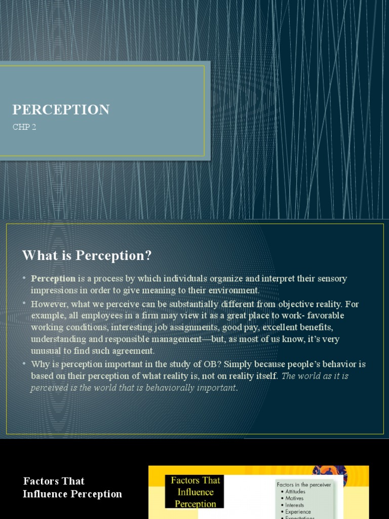 Paw CH 2 | PDF | Perception | Stereotypes