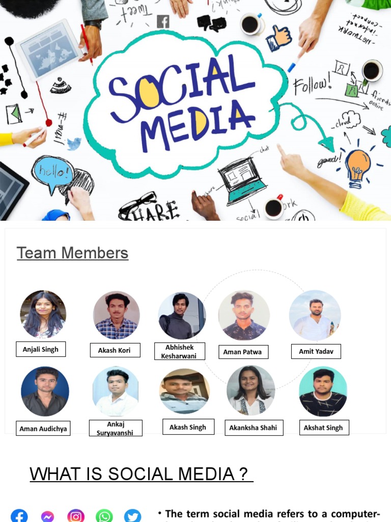 Social Media Power Point Presentation. | PDF | Social Media Marketing ...