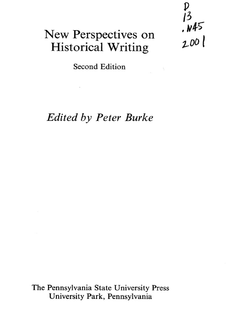 Levi in Peter Burke - New Perspectives On Historical Writing | PDF Levi in Peter Burke - New Perspectives On Historical Writing | PDF