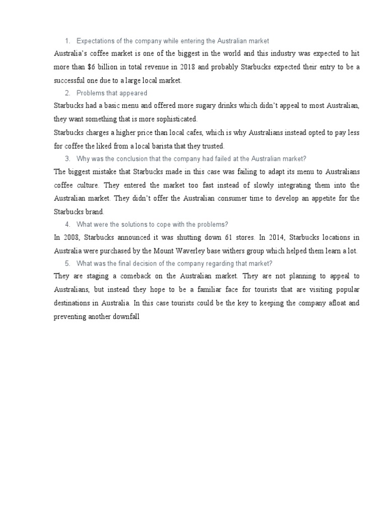 Australia Case | PDF