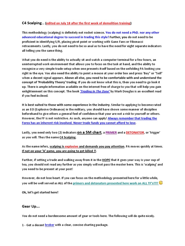 C4 Nitro Scalping Part 1 | PDF | Career & Growth