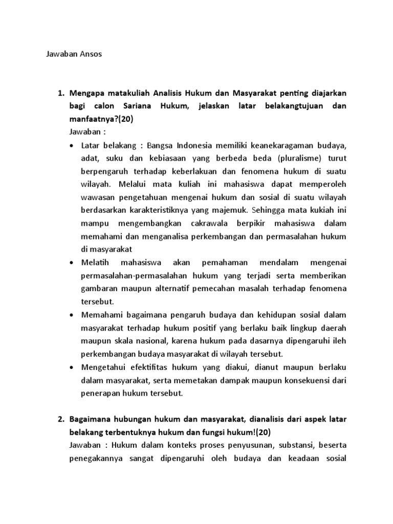 Jawaban Ansos-WPS Office | PDF