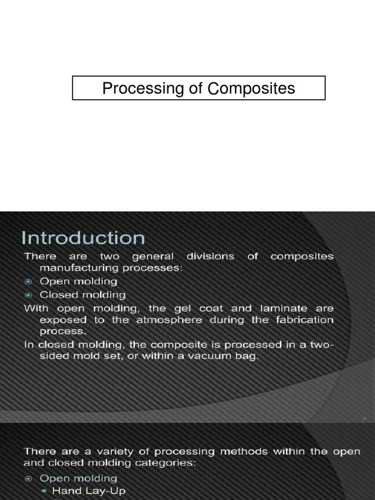 Processing of Composites | PDF