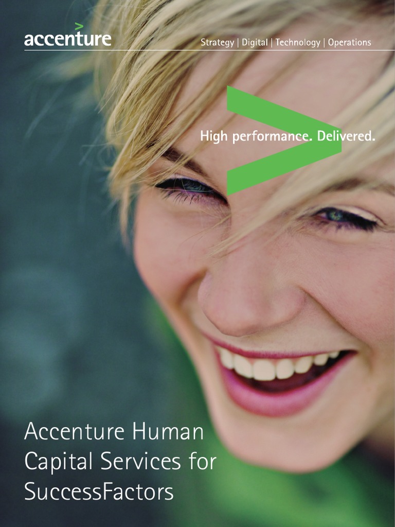 Accenture Human Capital Services For SuccessFactors | PDF | Talent ...