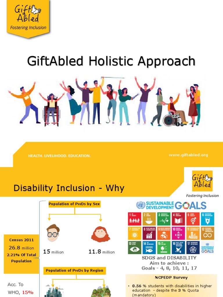 GiftAbled Holistic Approach 2022 | PDF | Disability | Accessibility