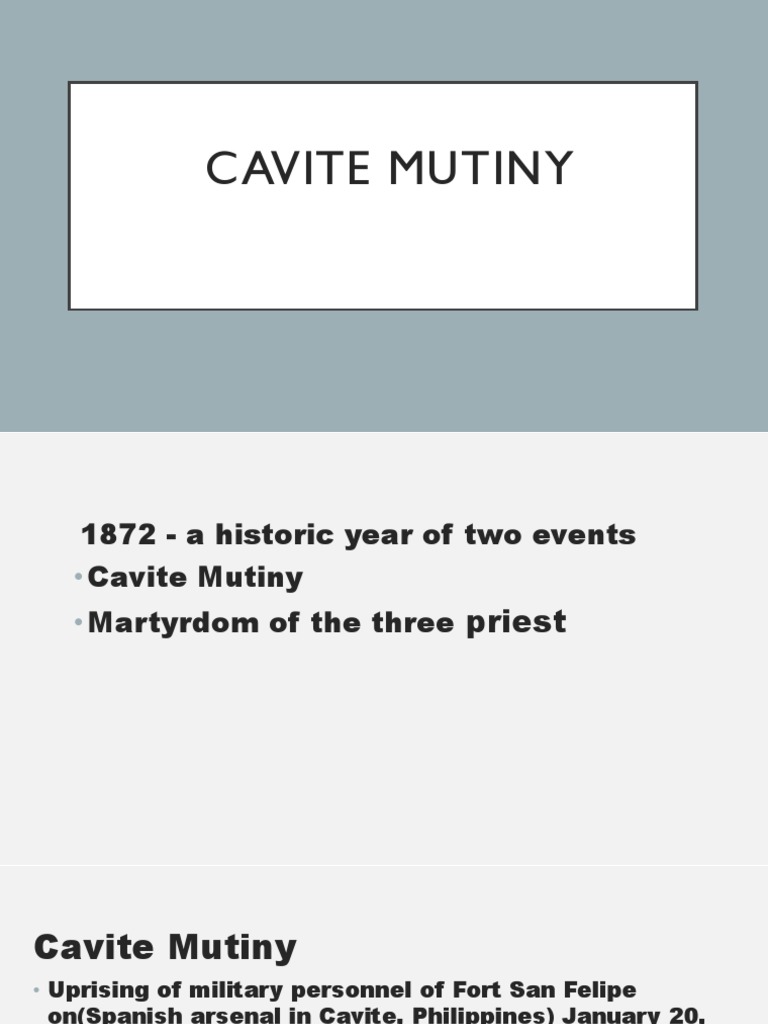 Cavite Mutiny | PDF