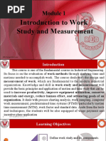 WORK STUDY (WORK MEASUREMENT & METHOD STUDY) of PRODUCTION TECHNOLOGY | PDF | Industrial ...
