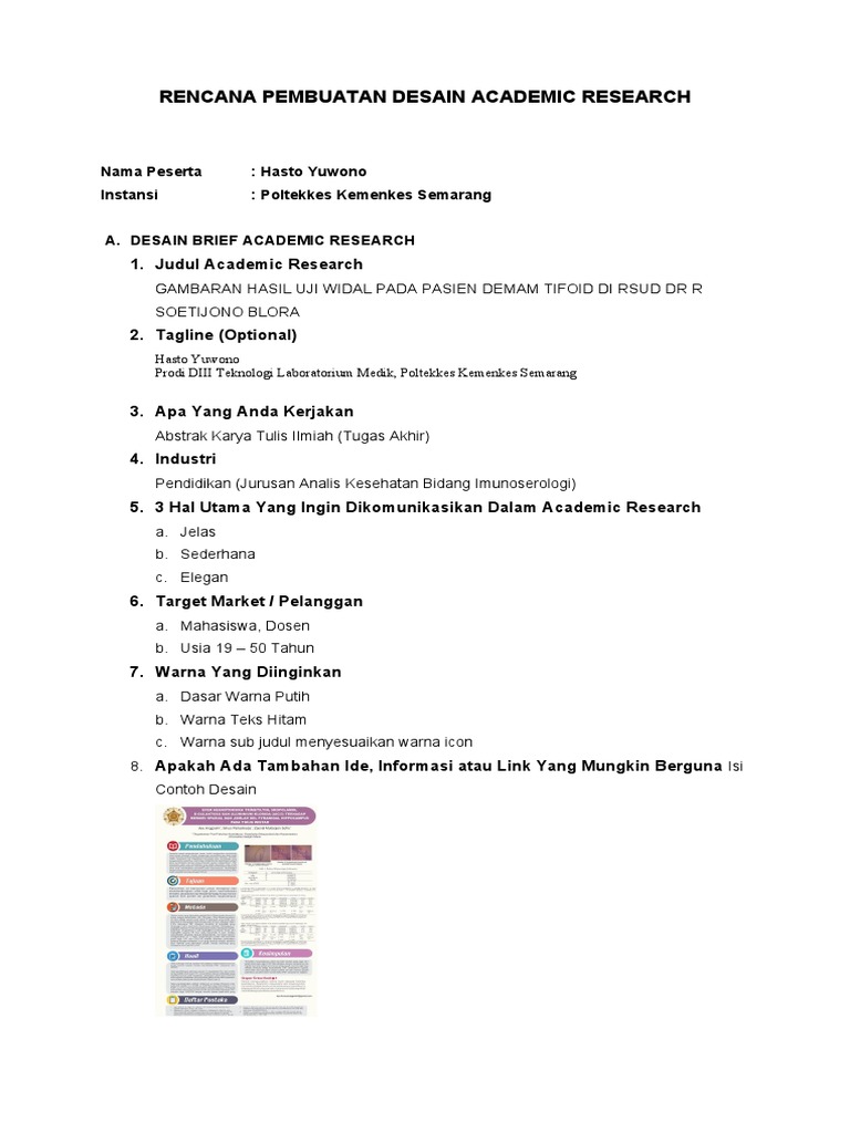 Contoh Brief Academic Research | PDF