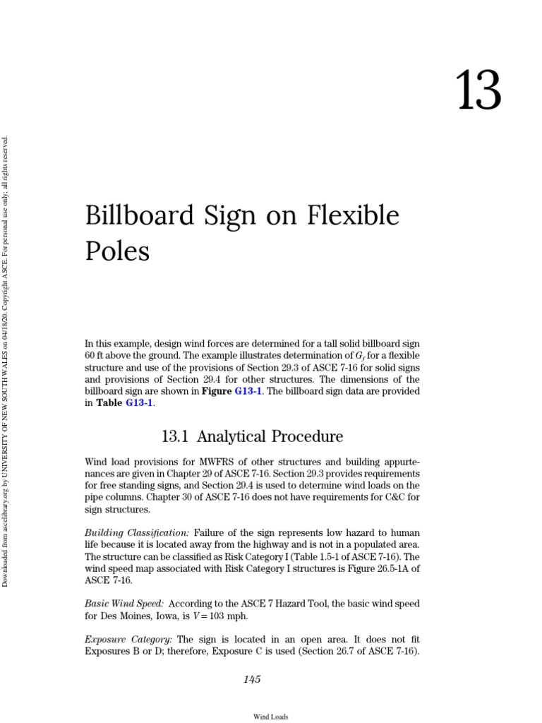 Billboard Sign On Flexible | PDF | Wind Speed | Wound