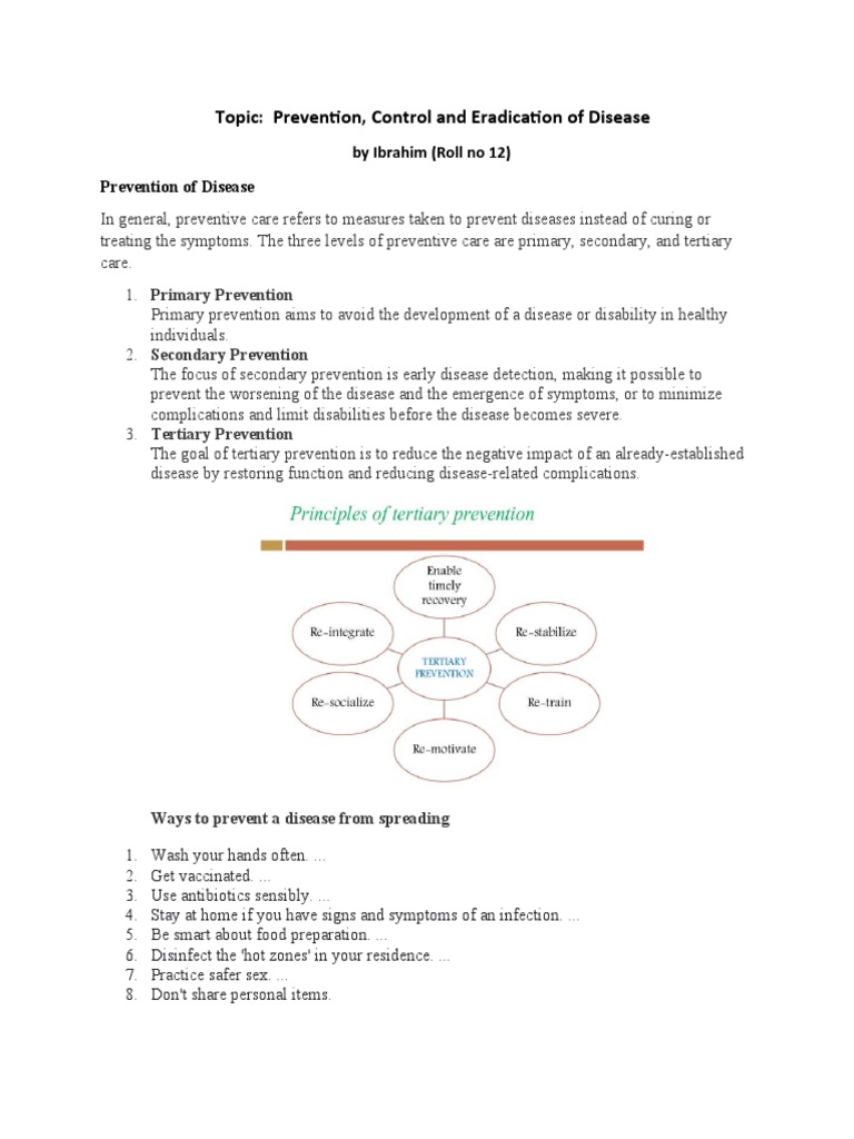 Elimination vs Eradication of Disease | PDF | Eradication Of Infectious ...