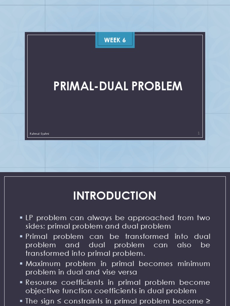 Primal Dual | PDF | Numerical Analysis | Analysis Primal Dual | PDF | Numerical Analysis | Analysis