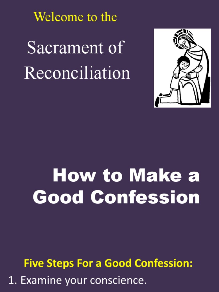Steps for a Good Confession Guide | PDF | Confession (Religion) | Penance