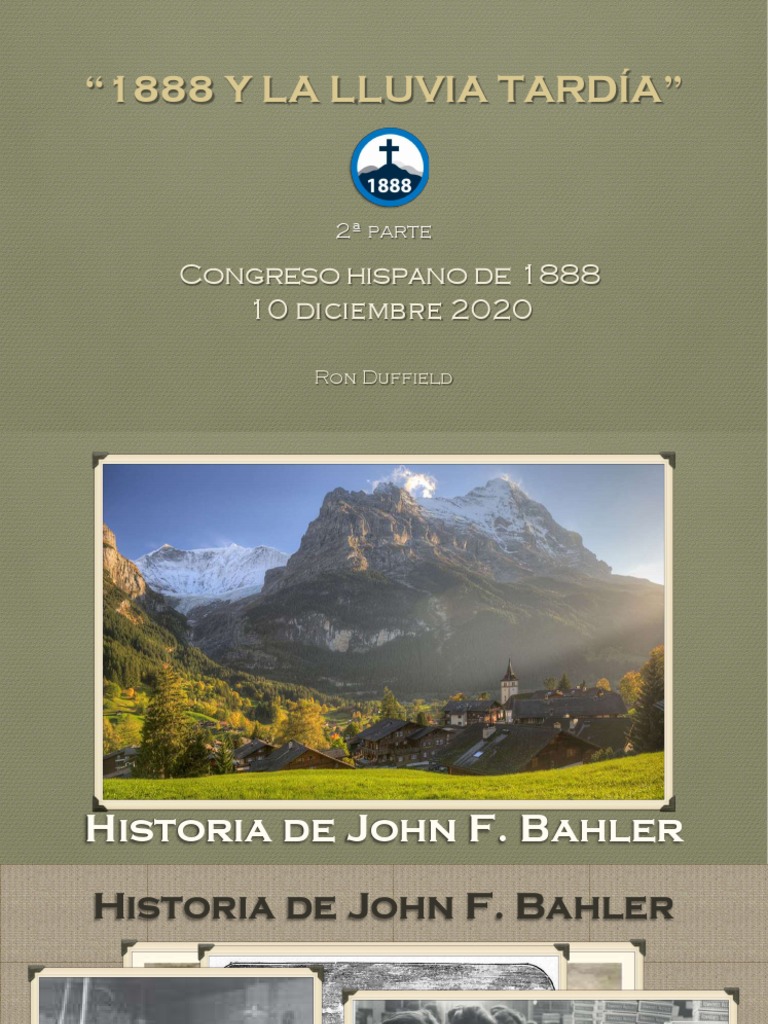 1888 and The Latter Rain 02 - SP | PDF | espíritu Santo | Pecado