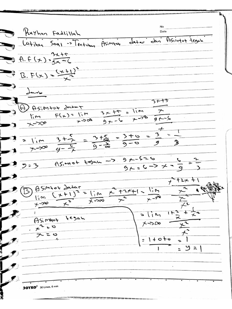Reyhan Fadillah - Diskusi 8 - Lat Kalkulus 1 | PDF
