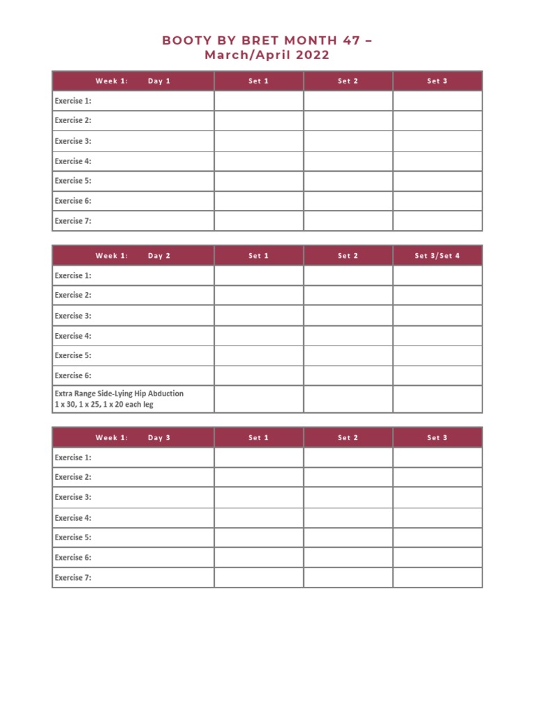 BBB Month 47 | PDF | Physical Exercise | Human Anatomy