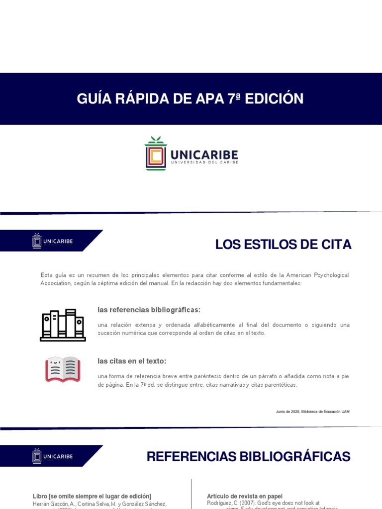 Normas APA. 7ma Edición | PDF | Bibliografía | Publicación